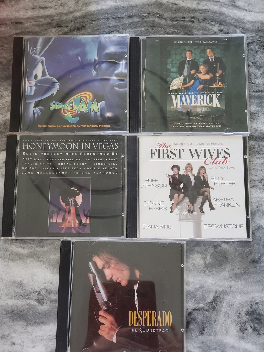Movie Soundtrack Cds Space Jam, Maverick, Desperado, 1st Wives Club ...