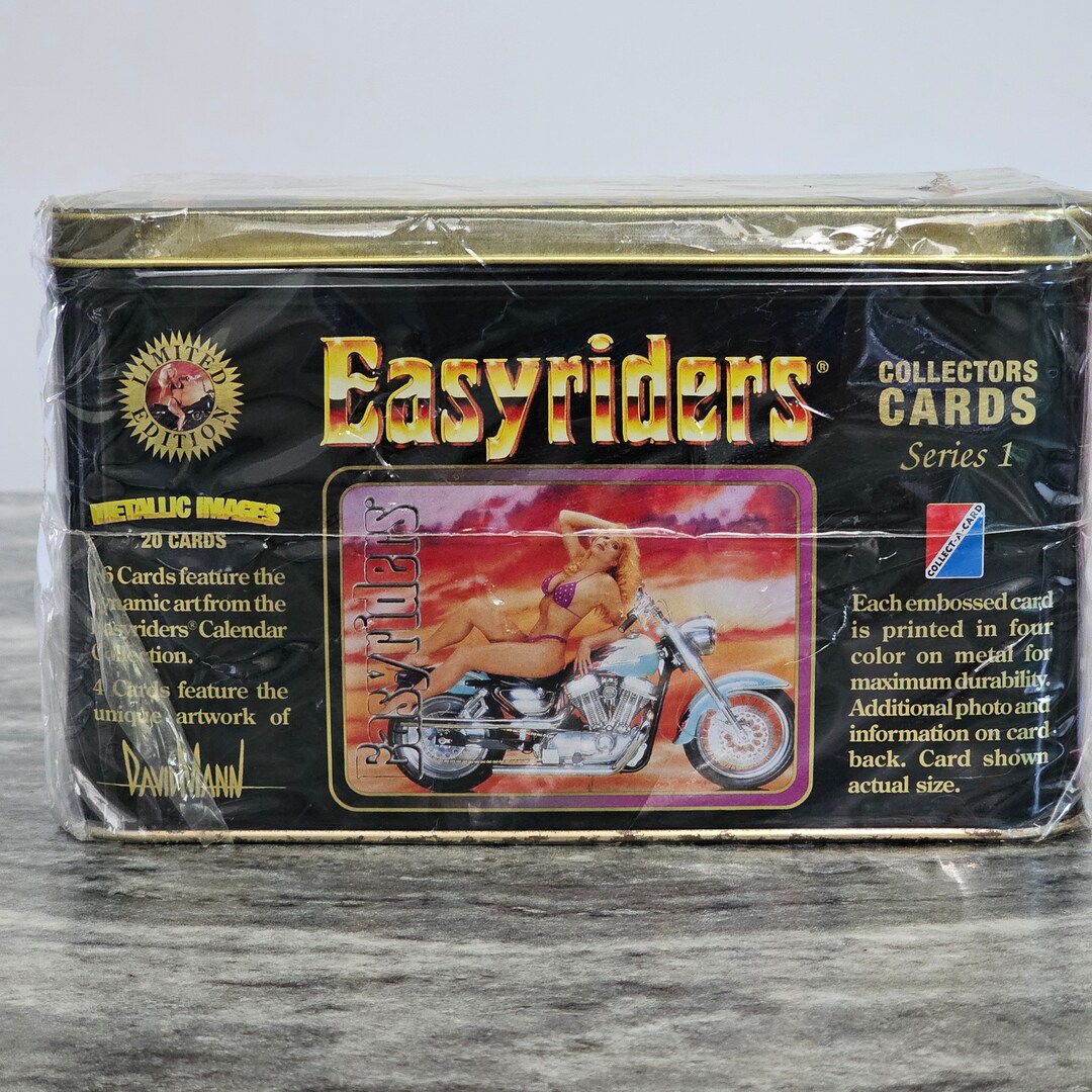 Easyriders Metallic Collectors Cards Series 1 - 20 Card Set W/tin Box ...