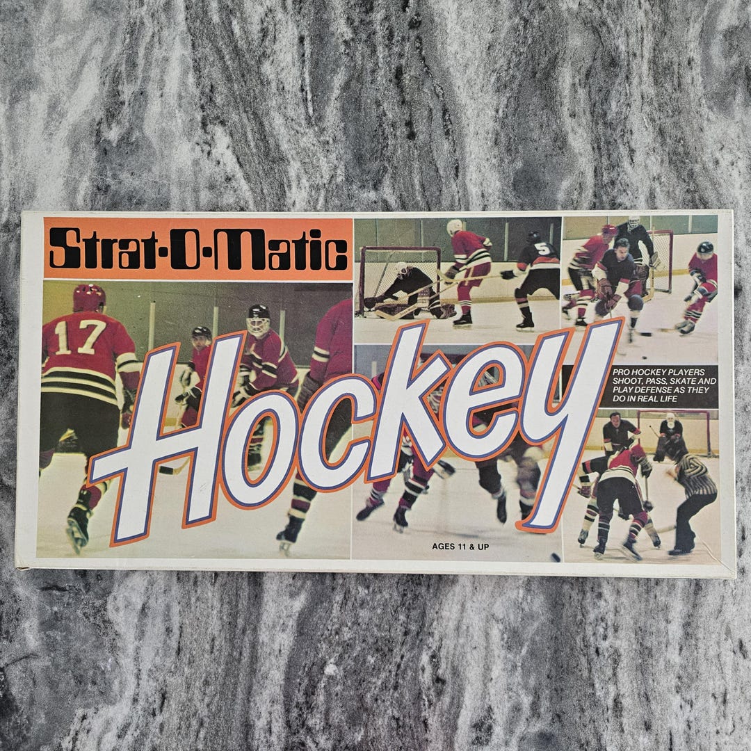 Strat-o-matic Boardgame Hockey 1978 Ed W/1990-91 Complete Season Guy ...