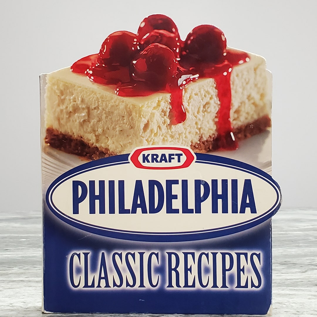 Kraft Philadelphia Classic Recipes Cookbook Philadelphia Cream - Etsy