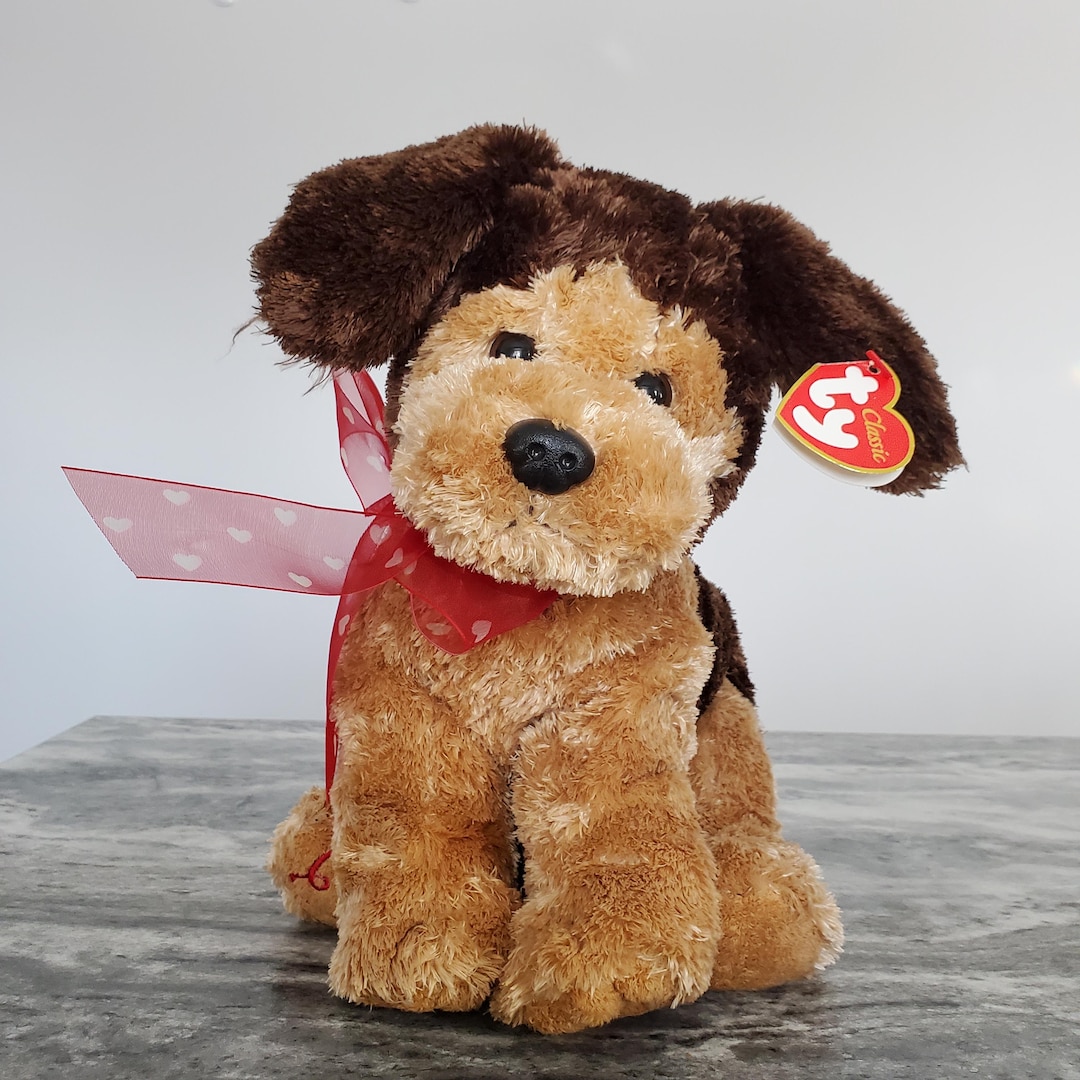 TY Classic HUGSTON Puppy Plush 2005 TY Beanie Puppy Dog Plush W/ Tag - Etsy