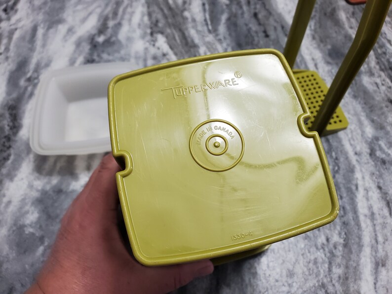 1982 Tupperware Pick-a-deli Container Lime Green Pickle Keeper - Etsy