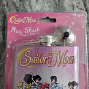 SAILOR MOON Flask 8oz Stainless Steel Flask Funnel Included Just Funky ...