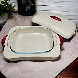 THERMOS Insulated Casserole Carrier W/locking Handles, 2.6L Baking Dish ...