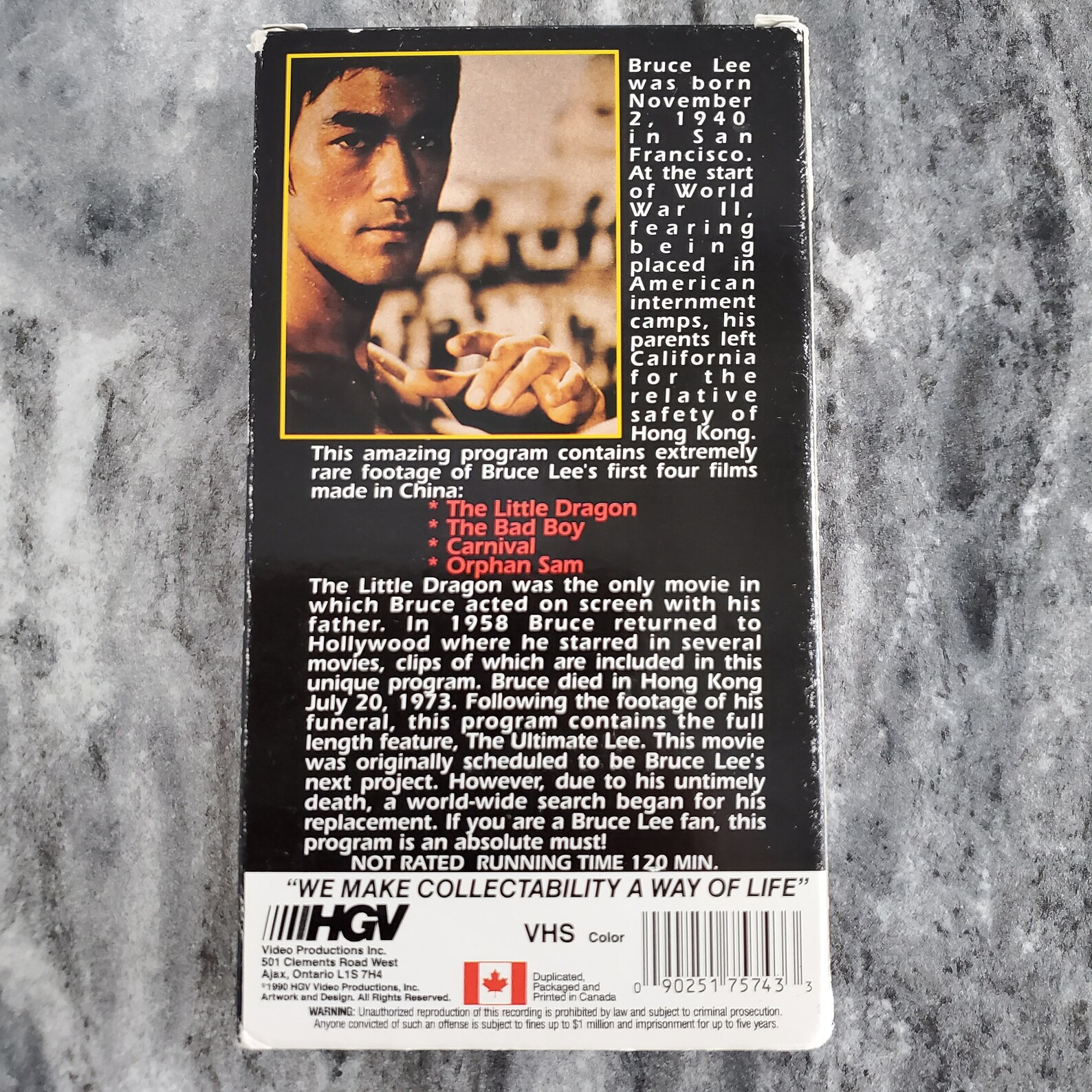 Kung Fu VHS Martial Arts VHS the Real Bruce Lee VHS Tape - Etsy Canada