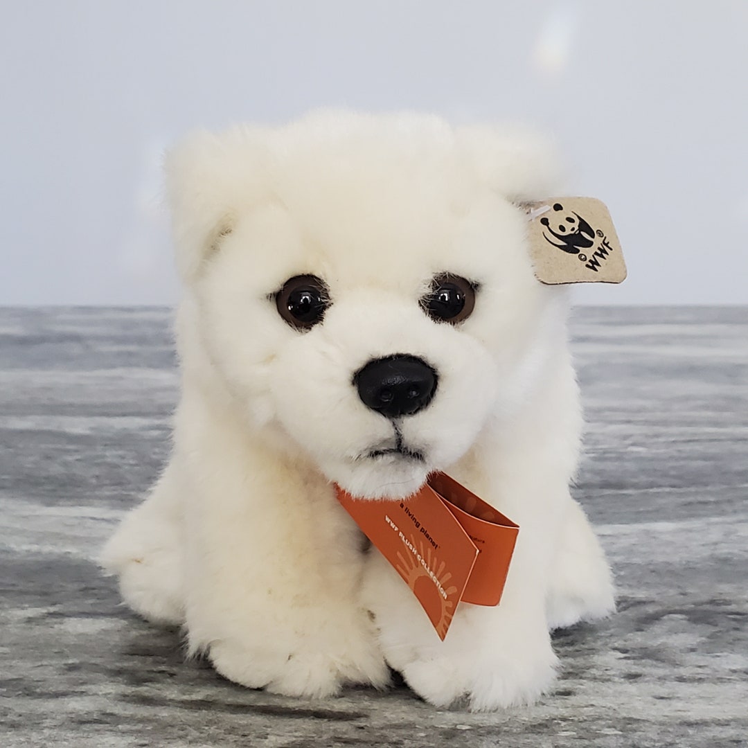WWF Plush Polar Bear Plush Floppy Bear Plush 6in World Wildlife Fund ...