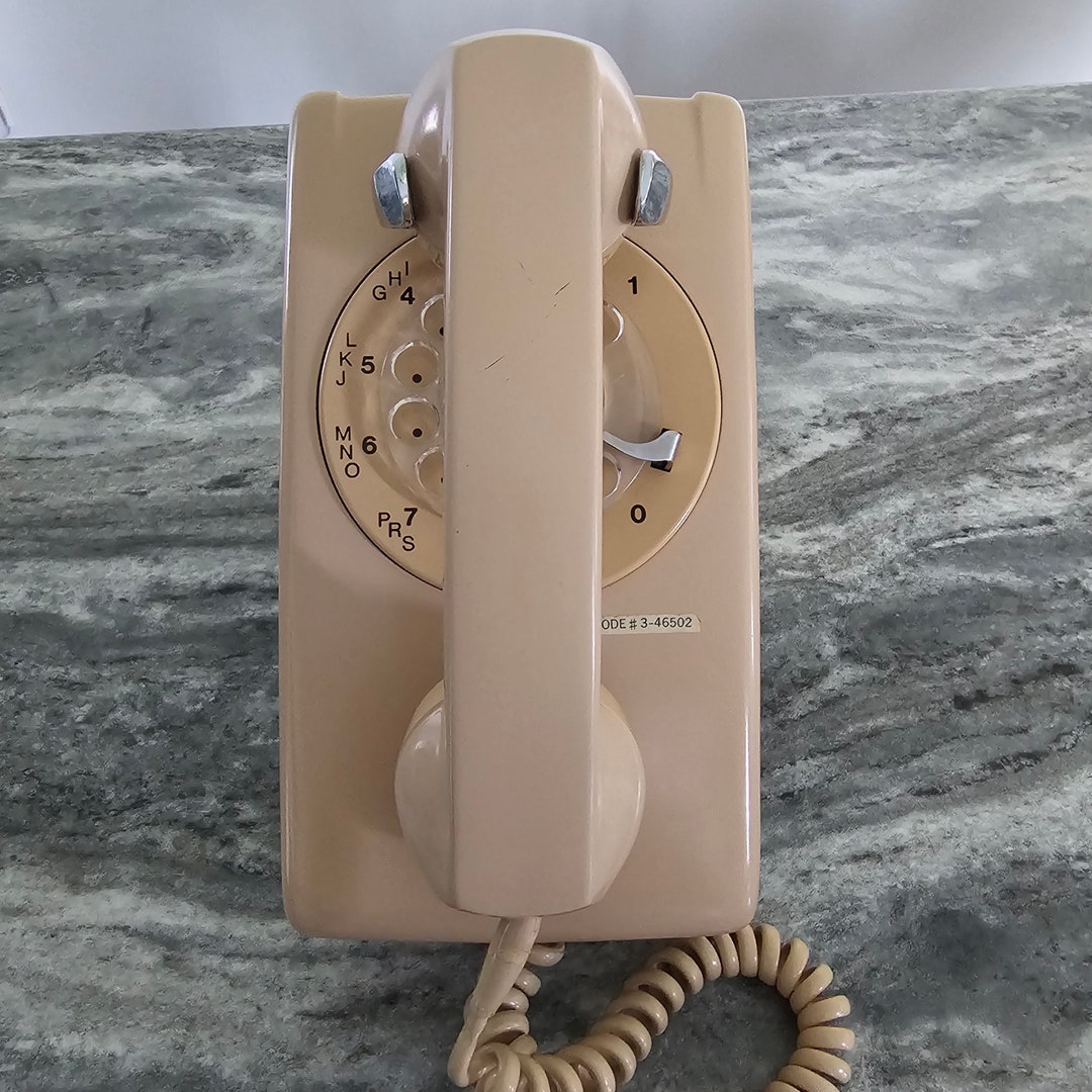 VTG Northern Telecom Bell System 554 CBR Rotary Wall Mount Telephone ...
