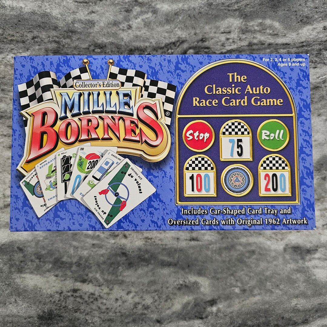 Mille Bornes the Classic Auto Race Card Game Collector's Edition 2003 ...