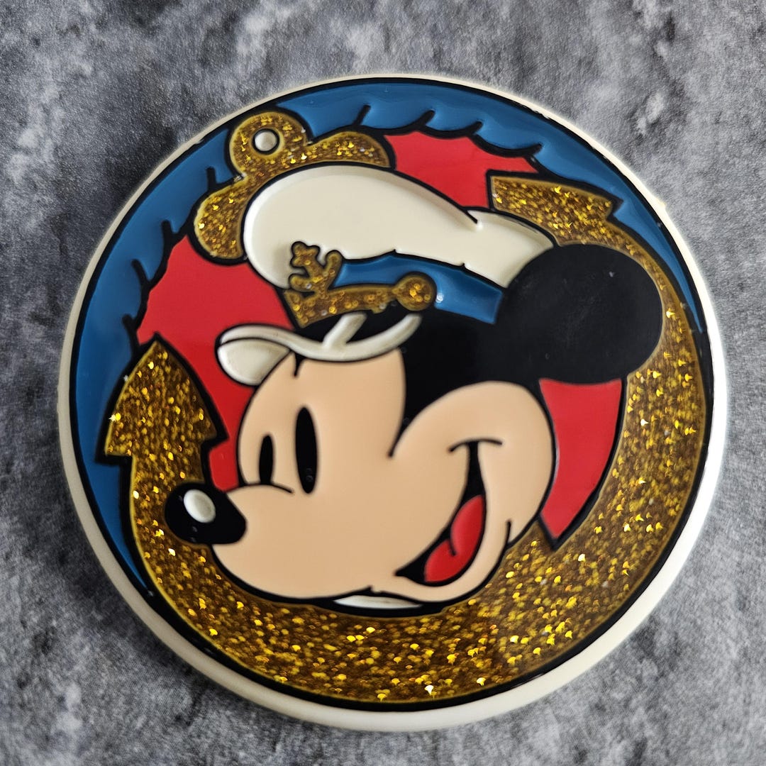 Vintage Captain Mickey Disney Cruise Line Travel Enamel Souvenir Pin ...