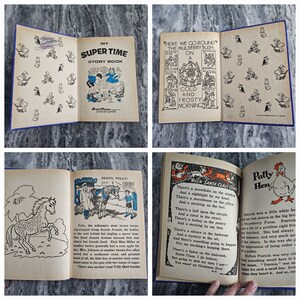 My Super Time Story Book Brown Watson 1980's HC Hildegarde Bone Printed ...