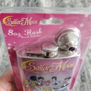 SAILOR MOON Flask 8oz Stainless Steel Flask Funnel Included Just Funky ...
