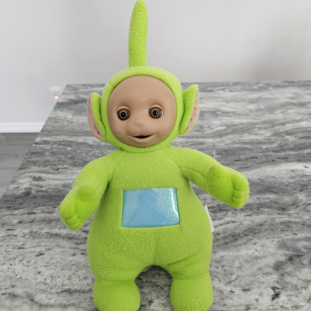 Vintage 1998 Playskool Green Teletubbies TALKING DIPSY Plush Toy - Works See Video - Etsy