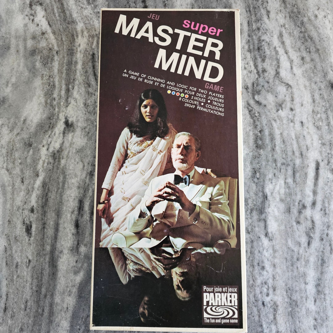 Super Mastermind Board Game Parker Brothers 1975 Complete Master Mind ...