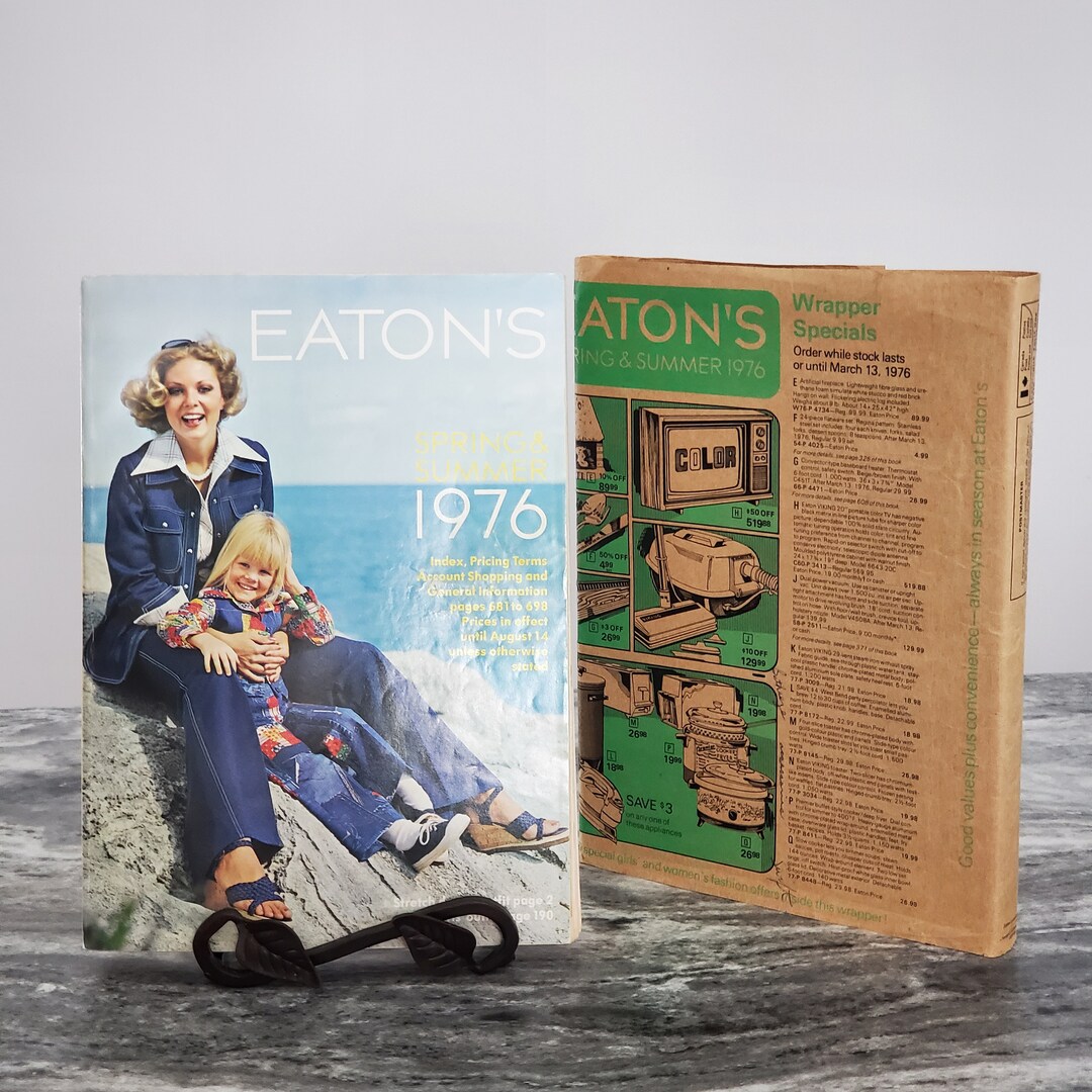 1976 Vintage T. Eaton's Catalogue Spring/summer Canada 1970s Mod ...