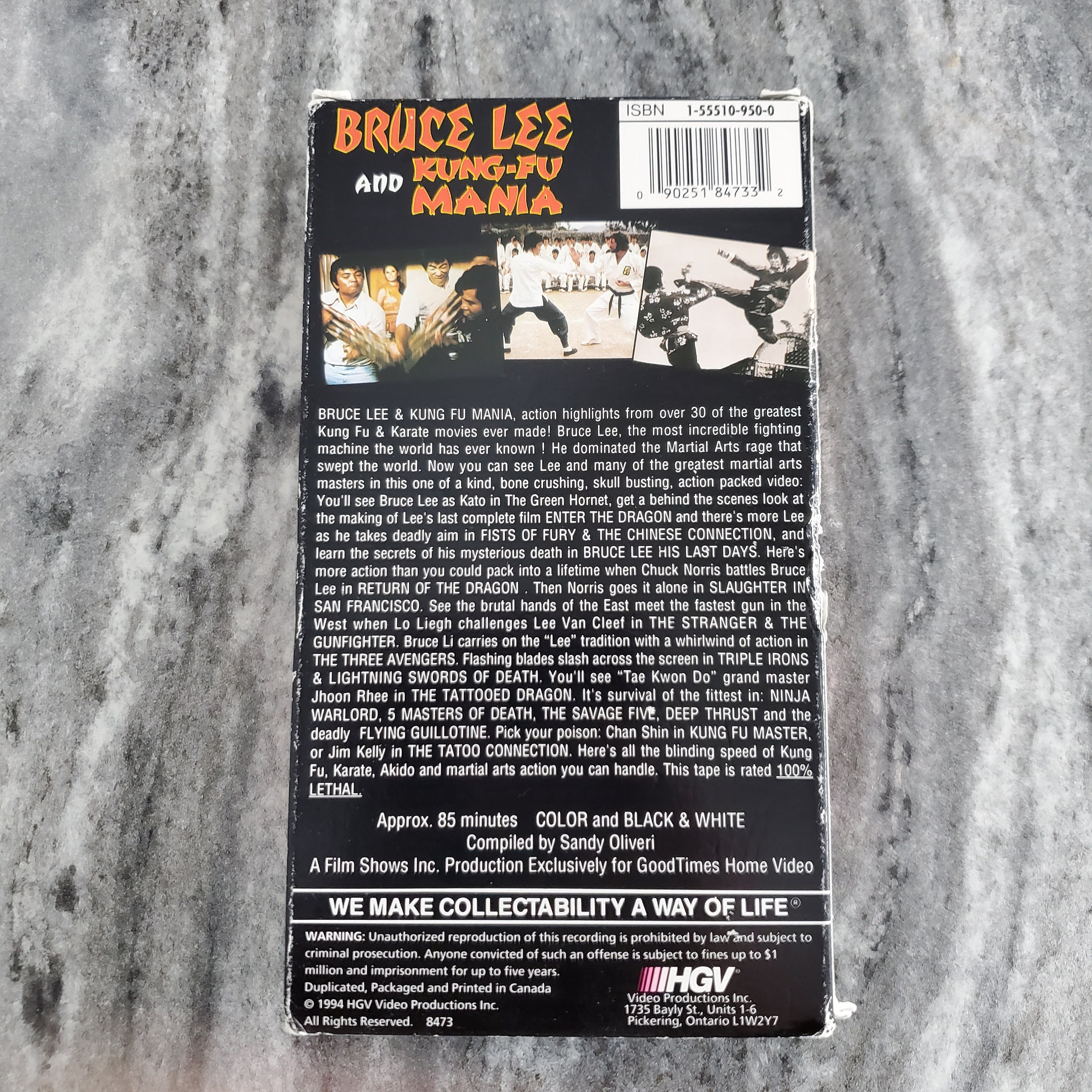Kung Fu VHS Martial Arts VHS Bruce Lee and Kung Fu Mania VHS - Etsy Canada
