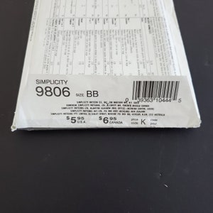 Simplicity 9806 Sewing Pattern Clown Costumes Sizes 2 to 12 UNCUT - Etsy