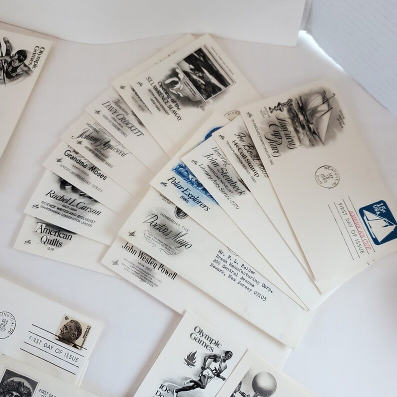 Lot of 45 Vintage First Day of Issue Stamps With Envelopes - Etsy