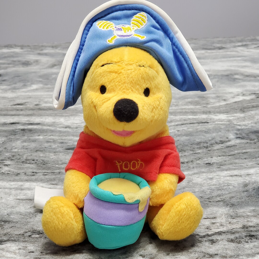 Mattel Star Bean Winnie the Pooh Pirate Pooh Plush 7" Honey Stuffed ...