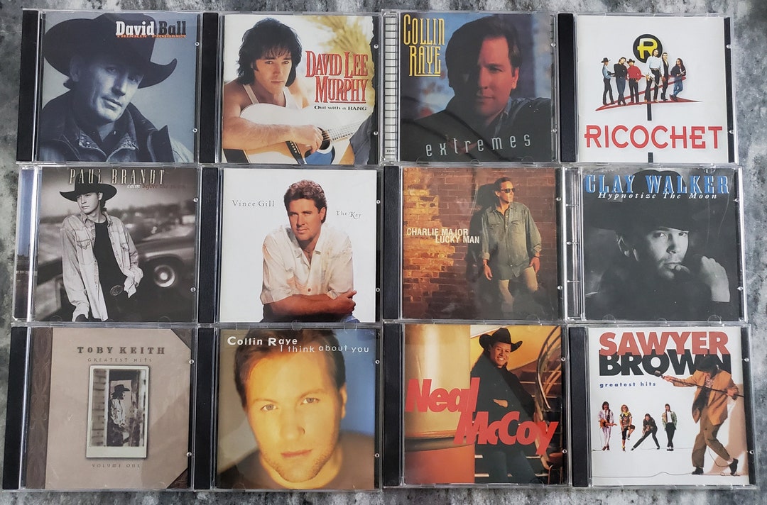 Lot of 12 Various Country Music Cds ~ Vince Gill, Sawyer Brown, David ...