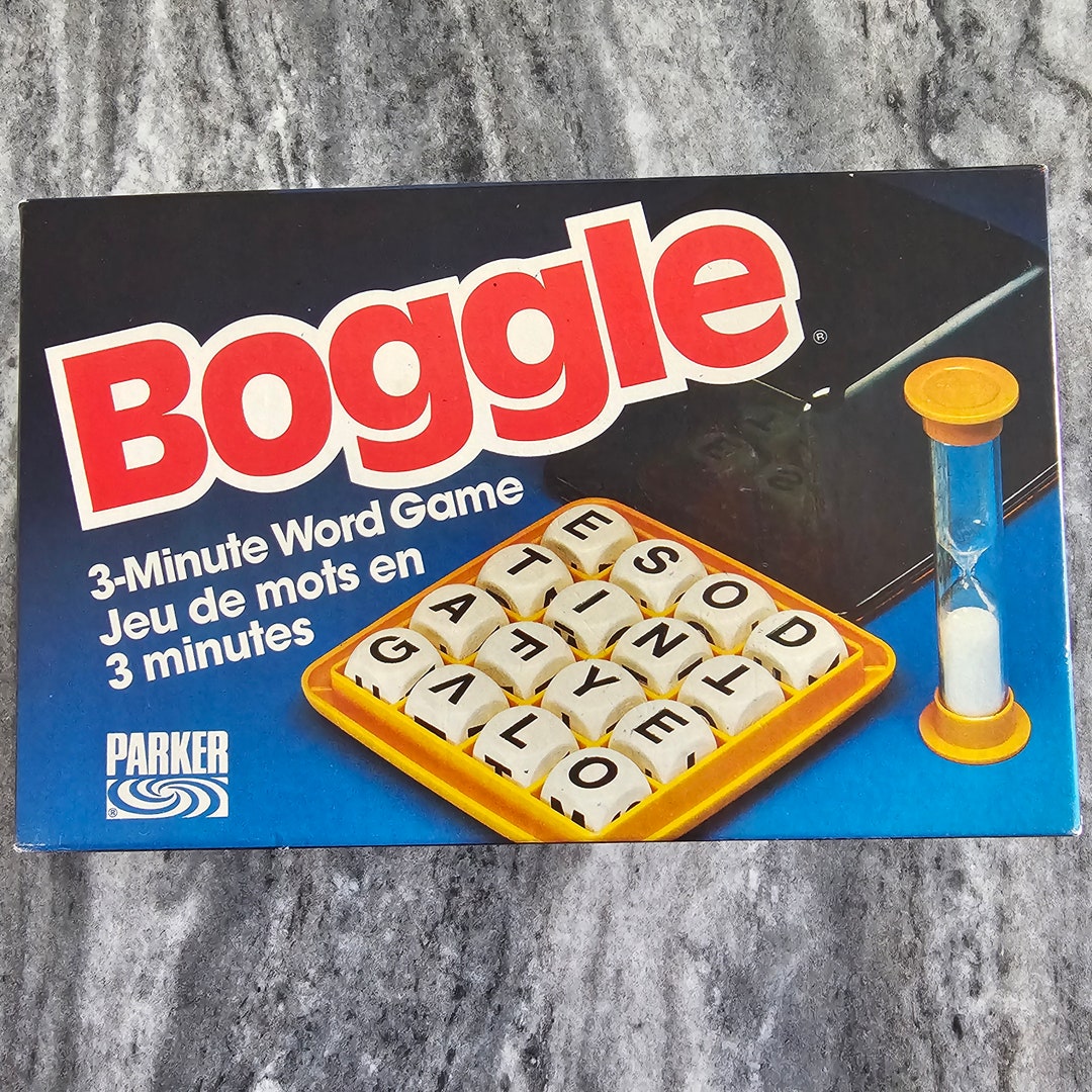 Boggle Game Vintage 1987 Family Parker Brothers Game A17 - Etsy