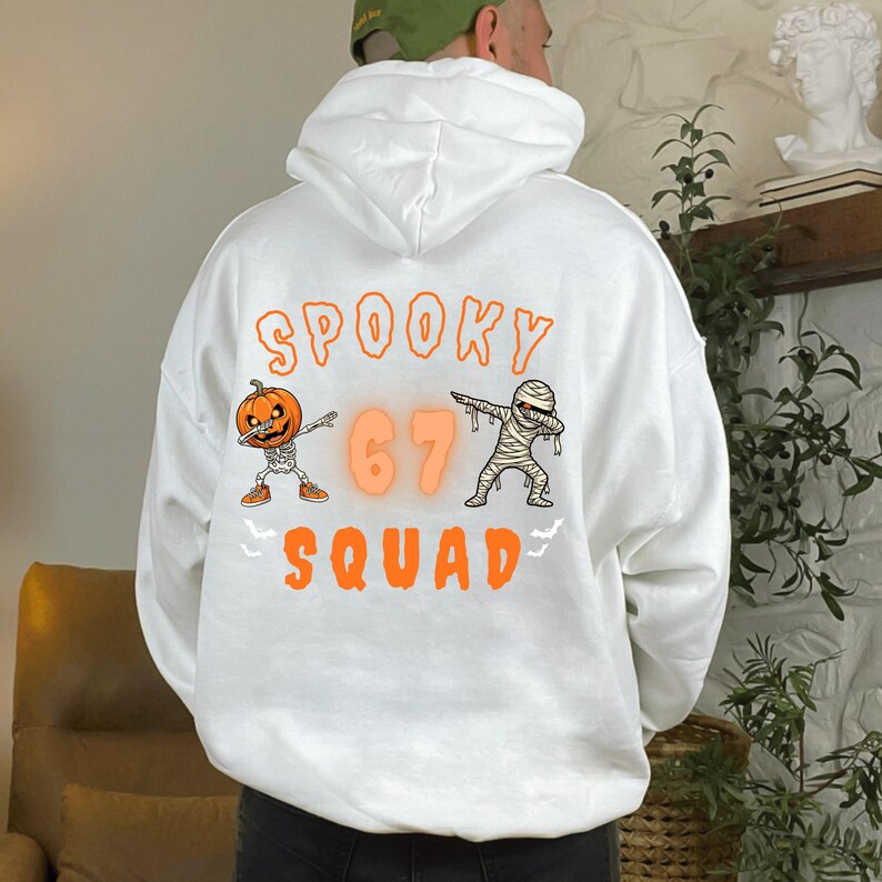 Spooky 67 Squad Six Seven Meme Halloween SVG PNG | Funny Creepy Squad ...