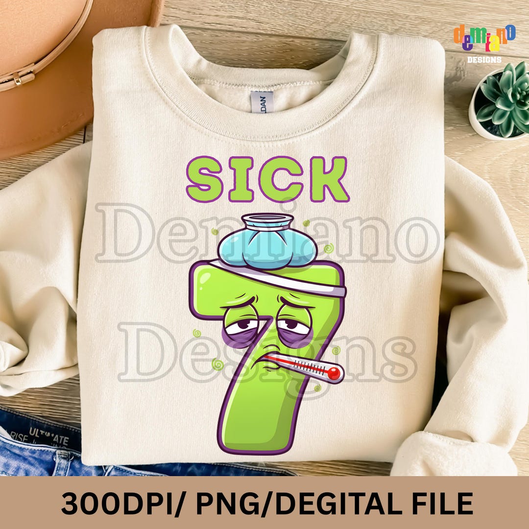 Vsick 7 SVG PNG | Funny Six Seven Meme Design | Viral Internet Culture ...