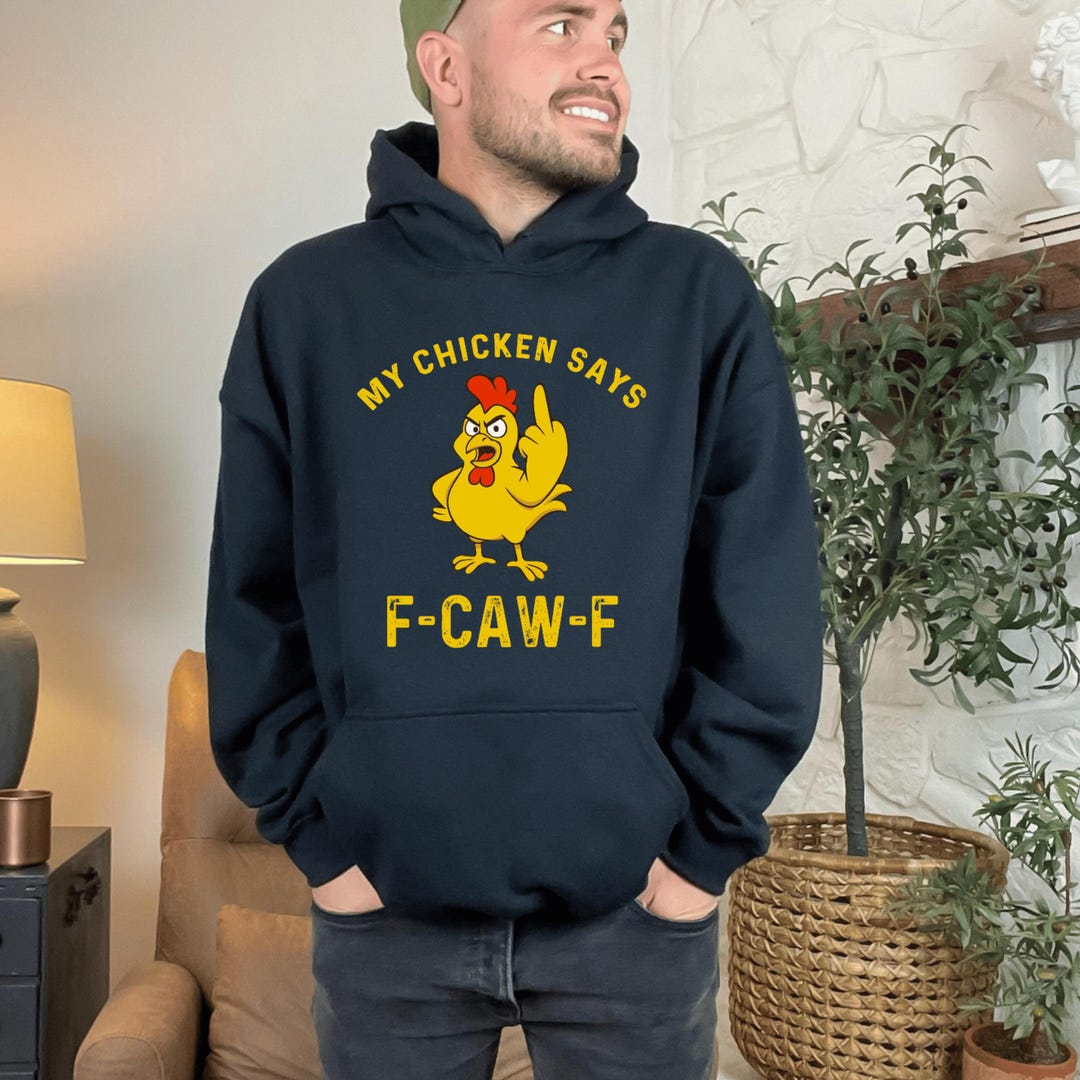 My Chicken Says F-caw-f SVG PNG, Funny Farm Animal Quote Cricut File ...