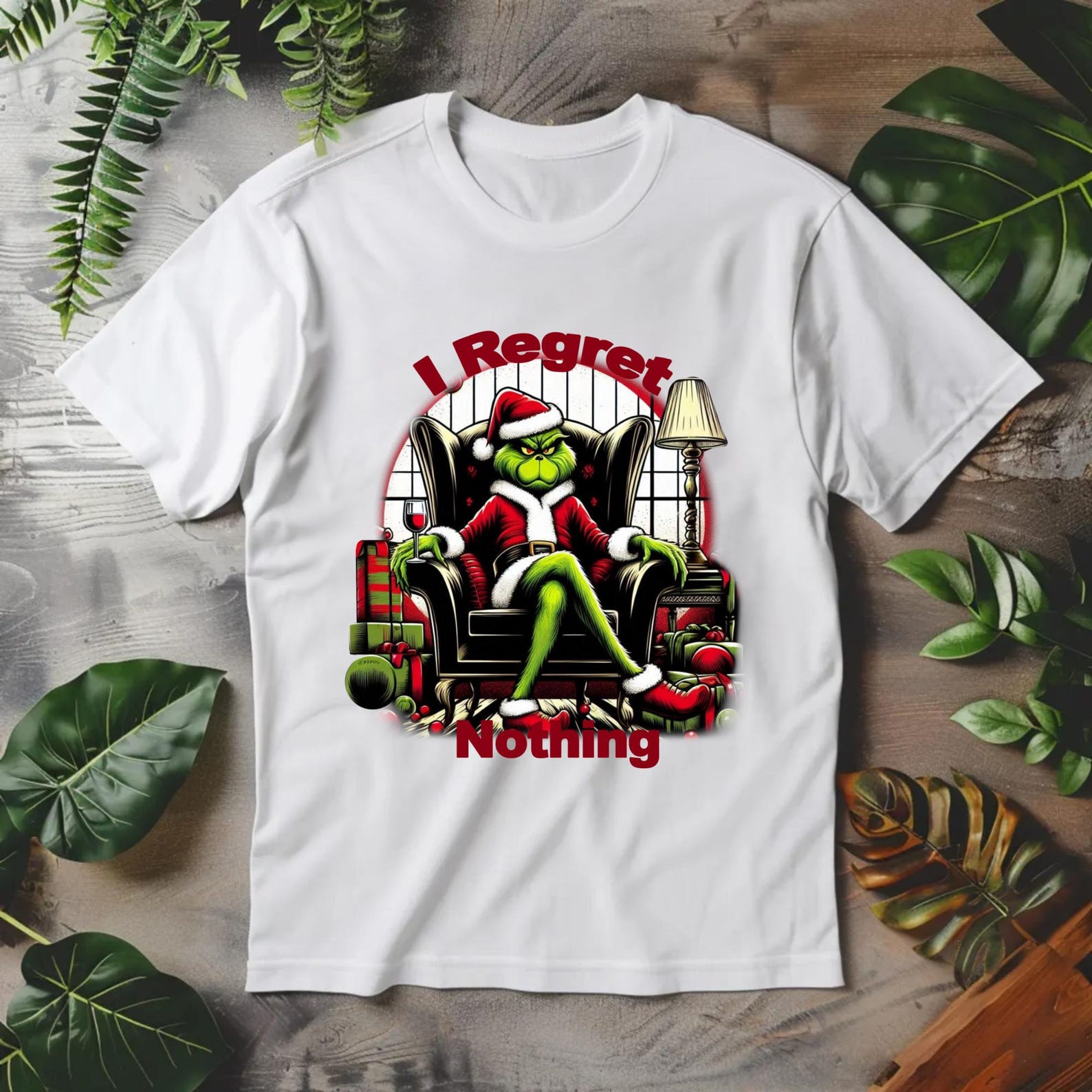 Regret Nothing Png, Digital Design Art File Sublimation - Christmas ...