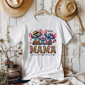 Cute Stich Mama Clipart | Stitch High Resolution PNG | Digital Design ...