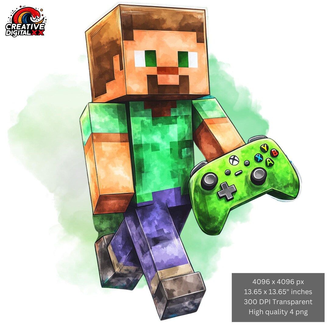 Mine-craft Gamer PNG | Solo Gamer T-shirt Design Sublimation, Gaming ...