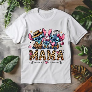 Cute Stich Mama Clipart | Stitch High Resolution PNG | Digital Design ...