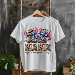 Cute Stich Mama Clipart | Stitch High Resolution PNG | Digital Design ...