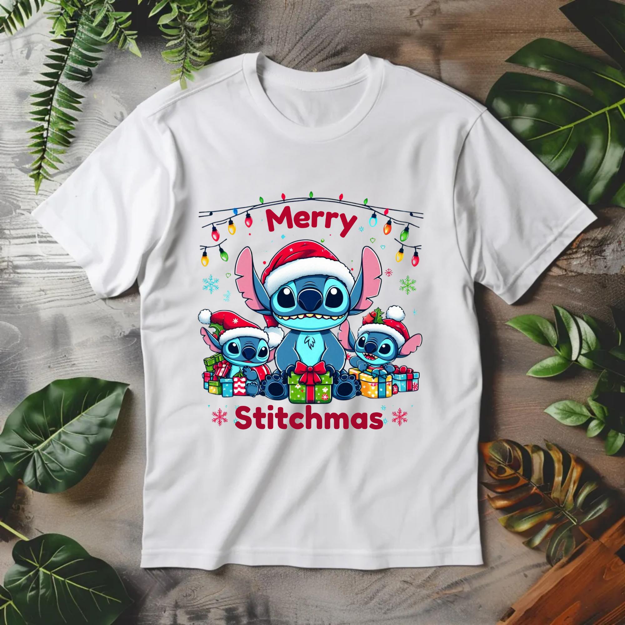 Cute Merry Stitchmas Christmas Clipart | Stitch Christmas High ...