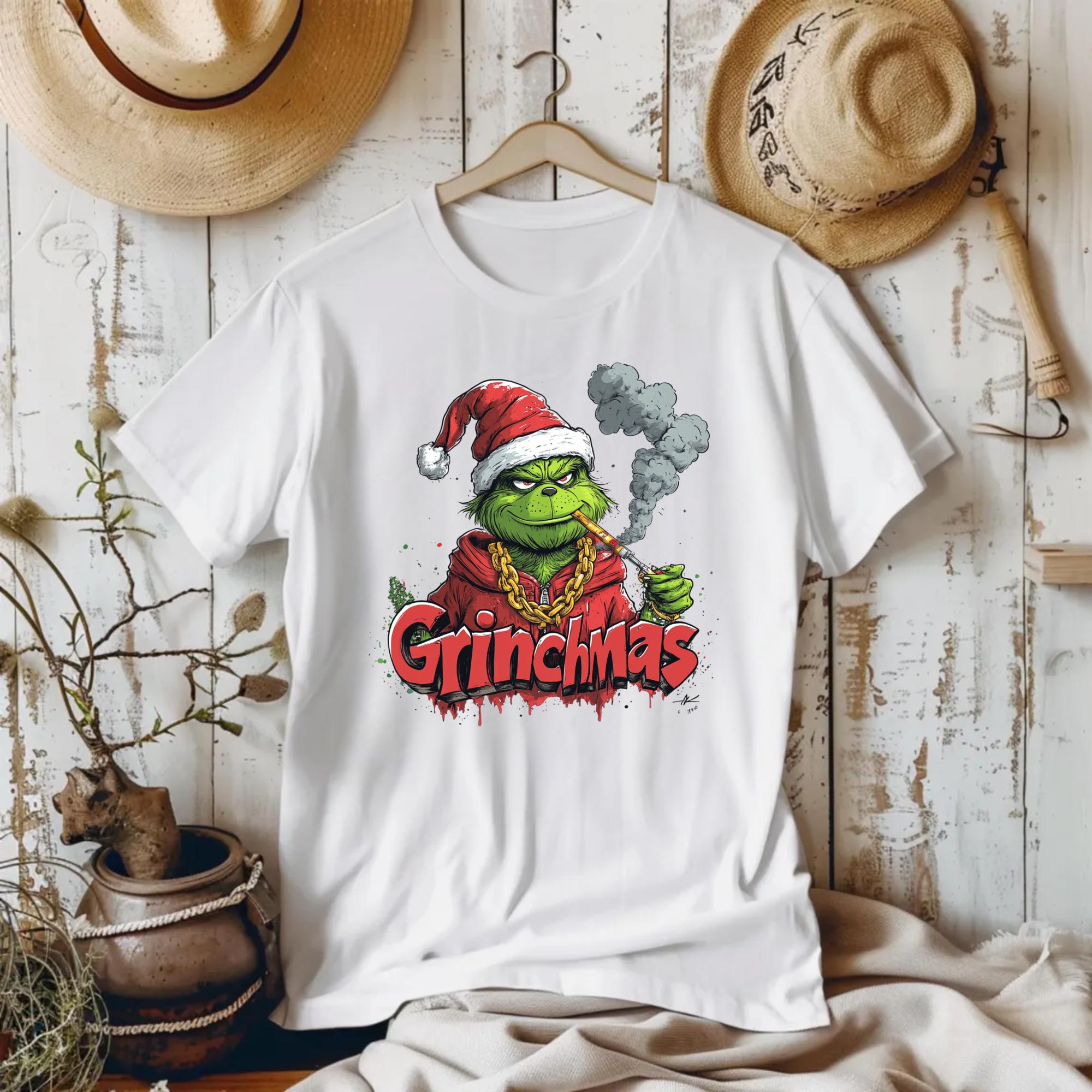 Grinch Stoner PNG, Festive Image, Urban Grinch Designs, Holiday PNG ...