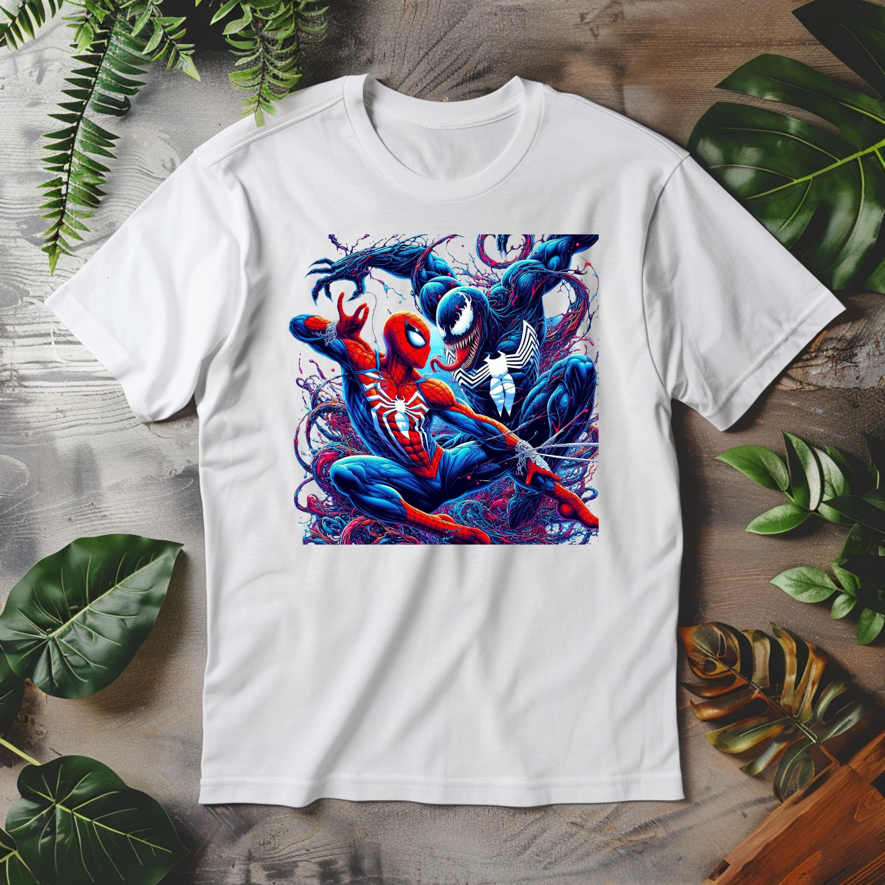 4-PNG Venom & Spiderman Splash | Bright Watercolor | Digital PNG File ...