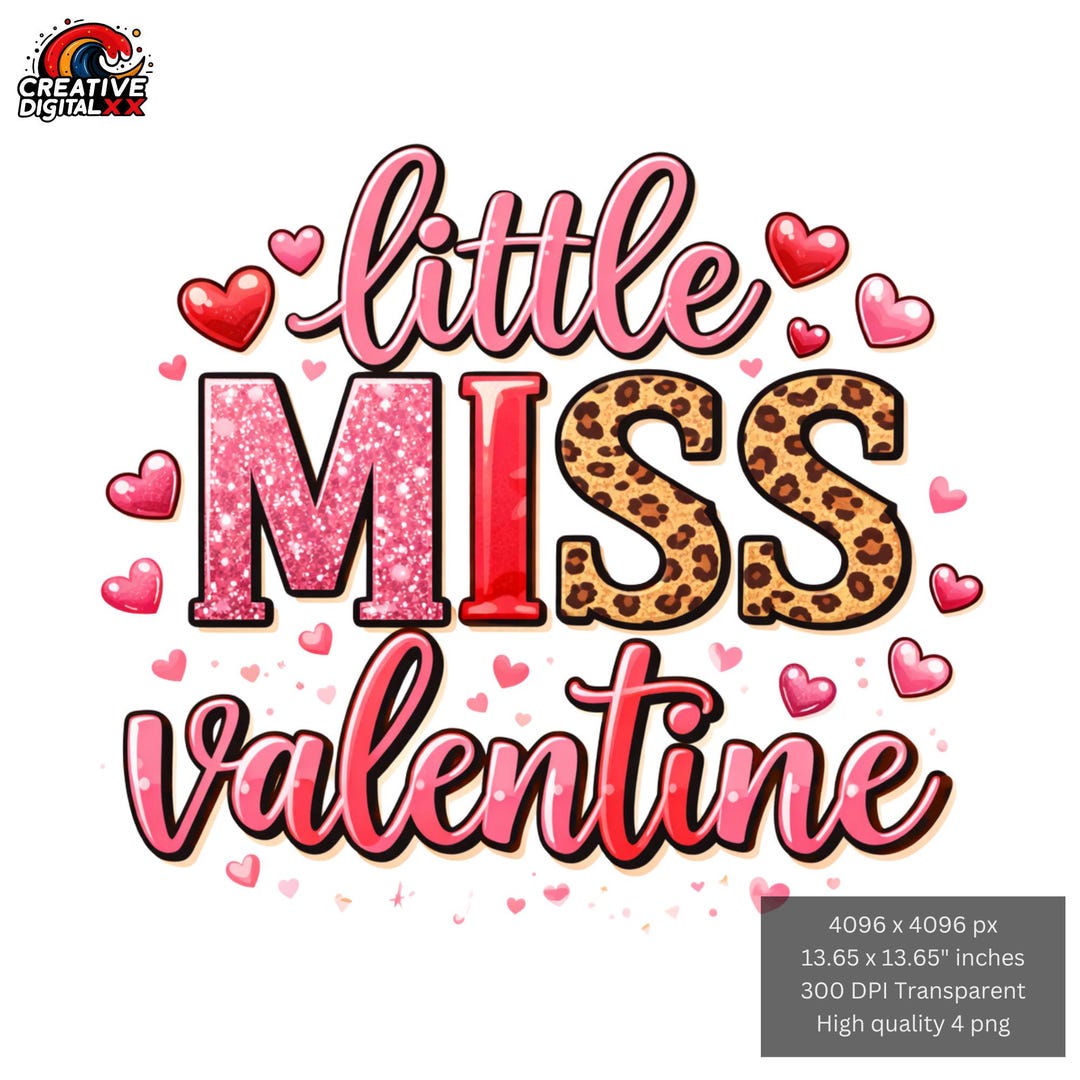 Sweet Valentine Girl Design | Cute Love Theme PNG | Instant Download ...