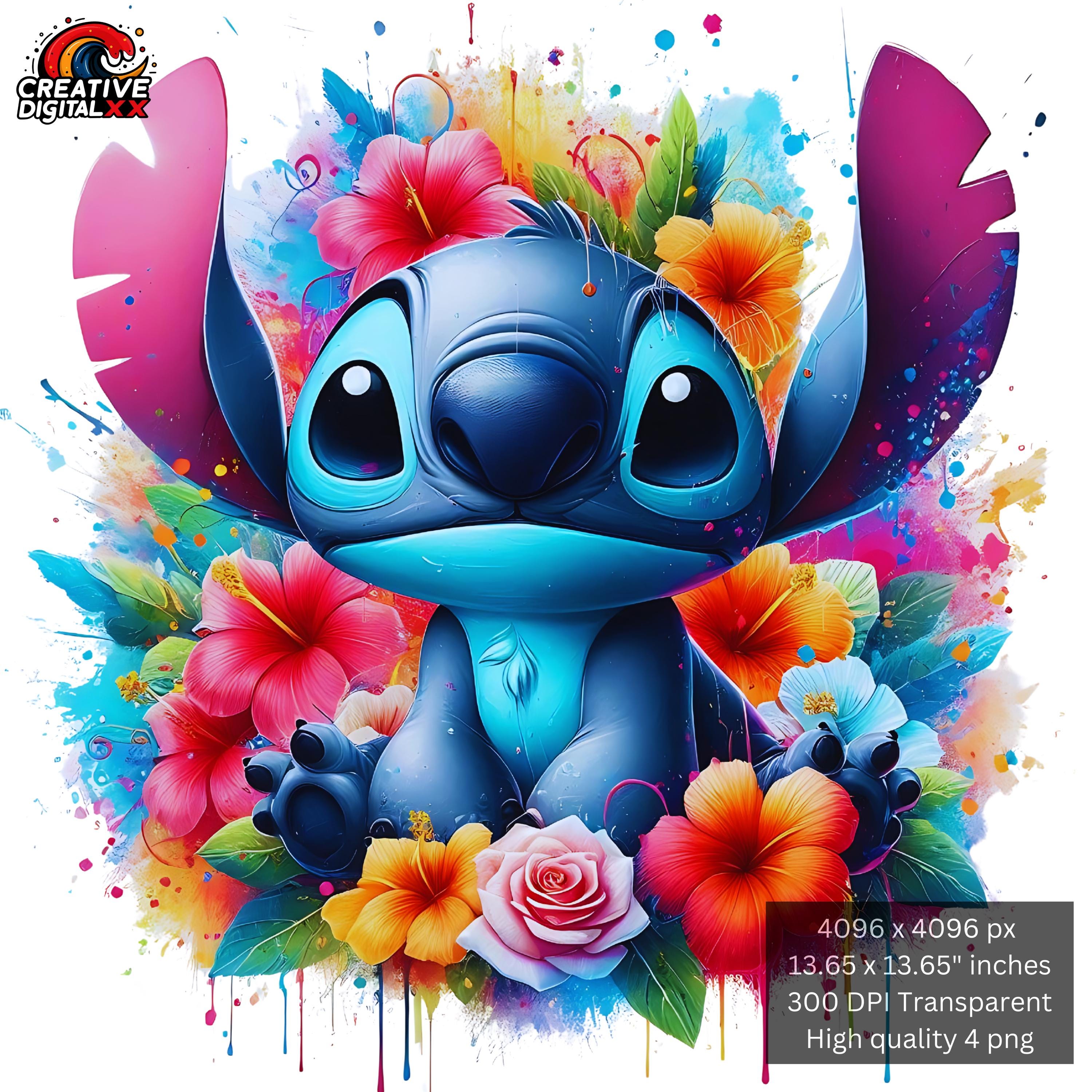 4PNG Stitch Splash Stitch Splash Clipart High Resolution Watercolor ...