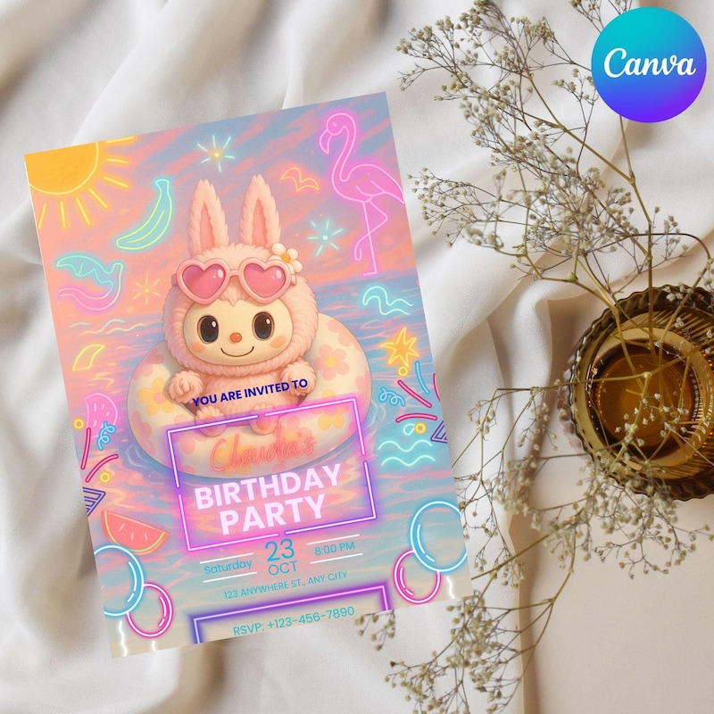 Fun Birthday Cards Bunny - Etsy