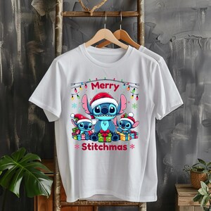 Cute Merry Stitchmas Christmas Clipart | Stitch Christmas High ...