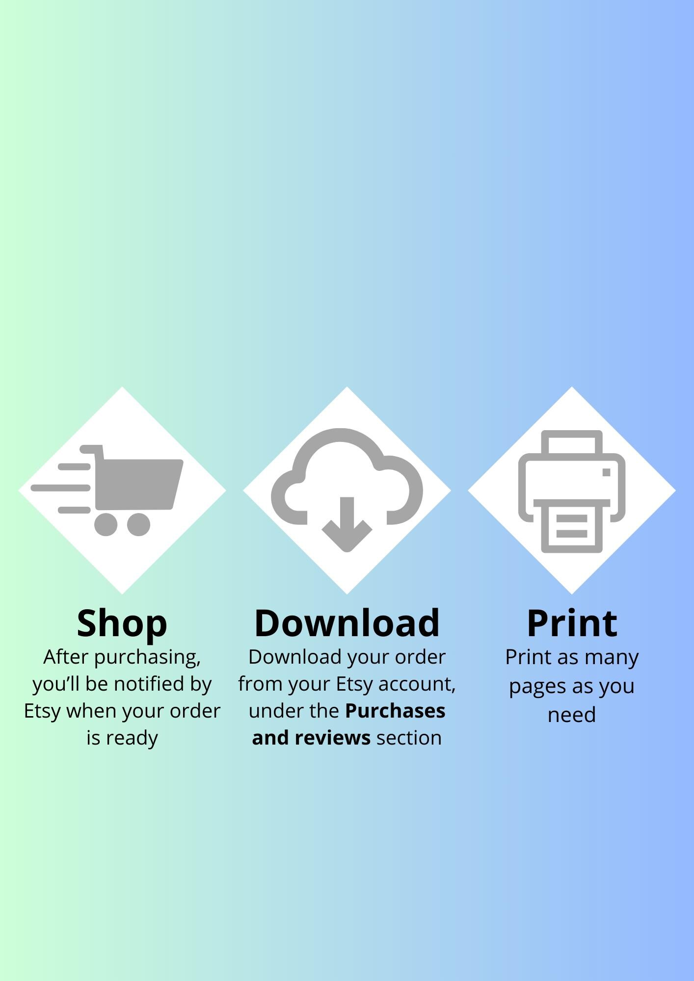 Daily Workout Tracker Etsy