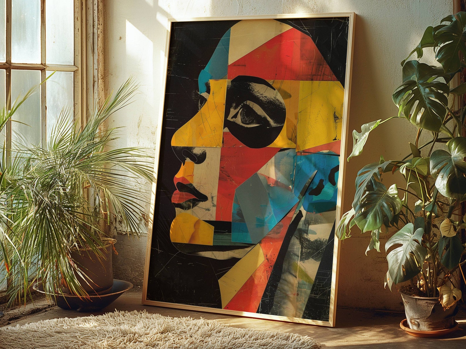 Large Modern Wall Art Print Sizes A3 to A1 Picasso Cubism Abstract ...