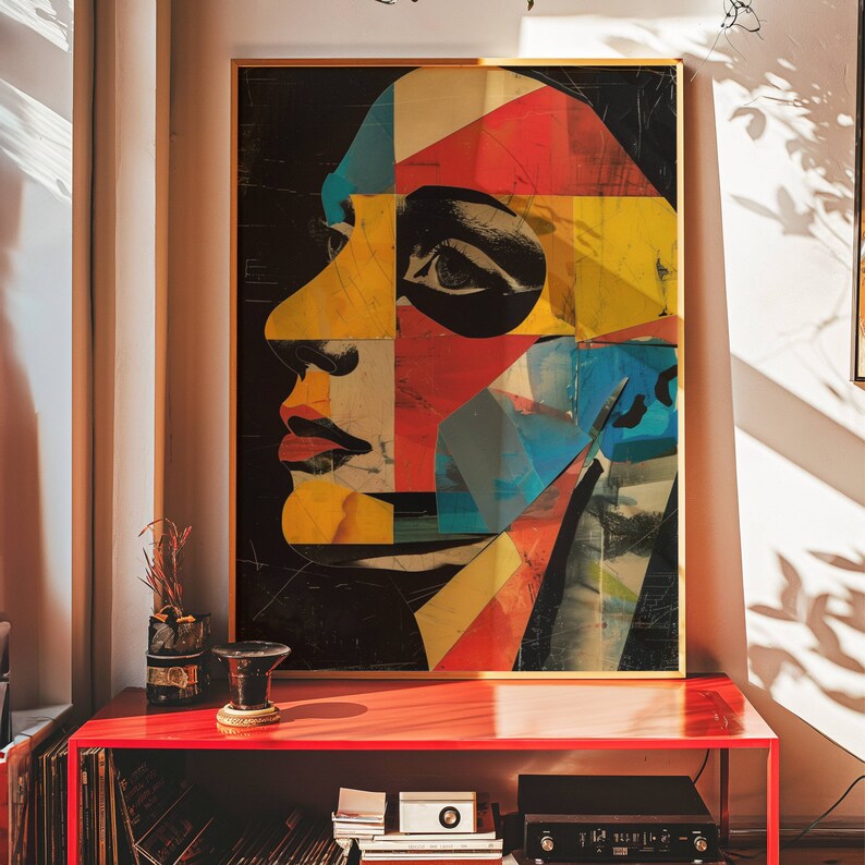Large Modern Wall Art Print Sizes A3 to A1 Picasso Cubism Abstract ...