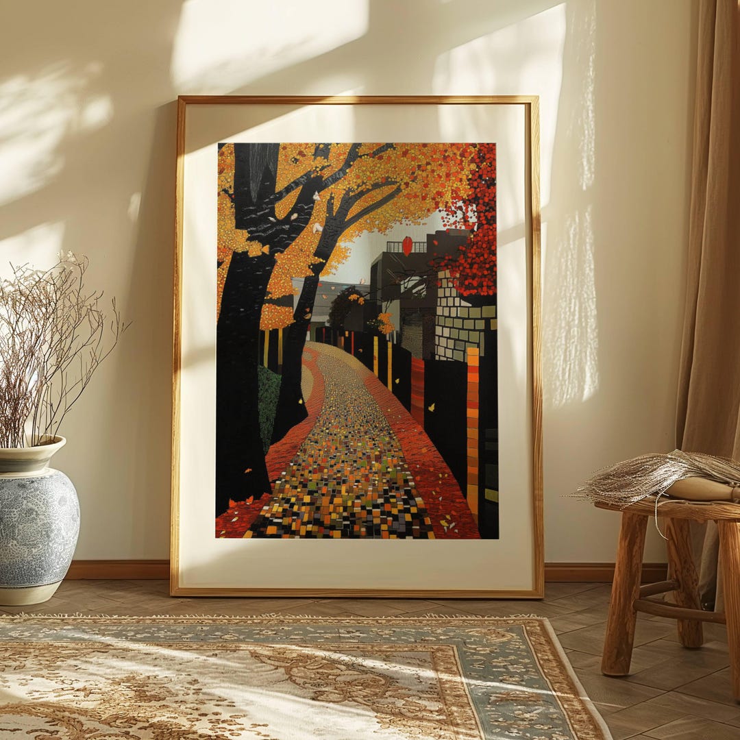 Autumn Pathway Gustav Klimt Nature Landscape Fall Street Scene ...
