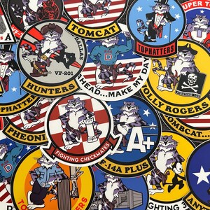 Lot of 25 F-14 Tomcat Logos and Unit Decals Stickers - Etsy