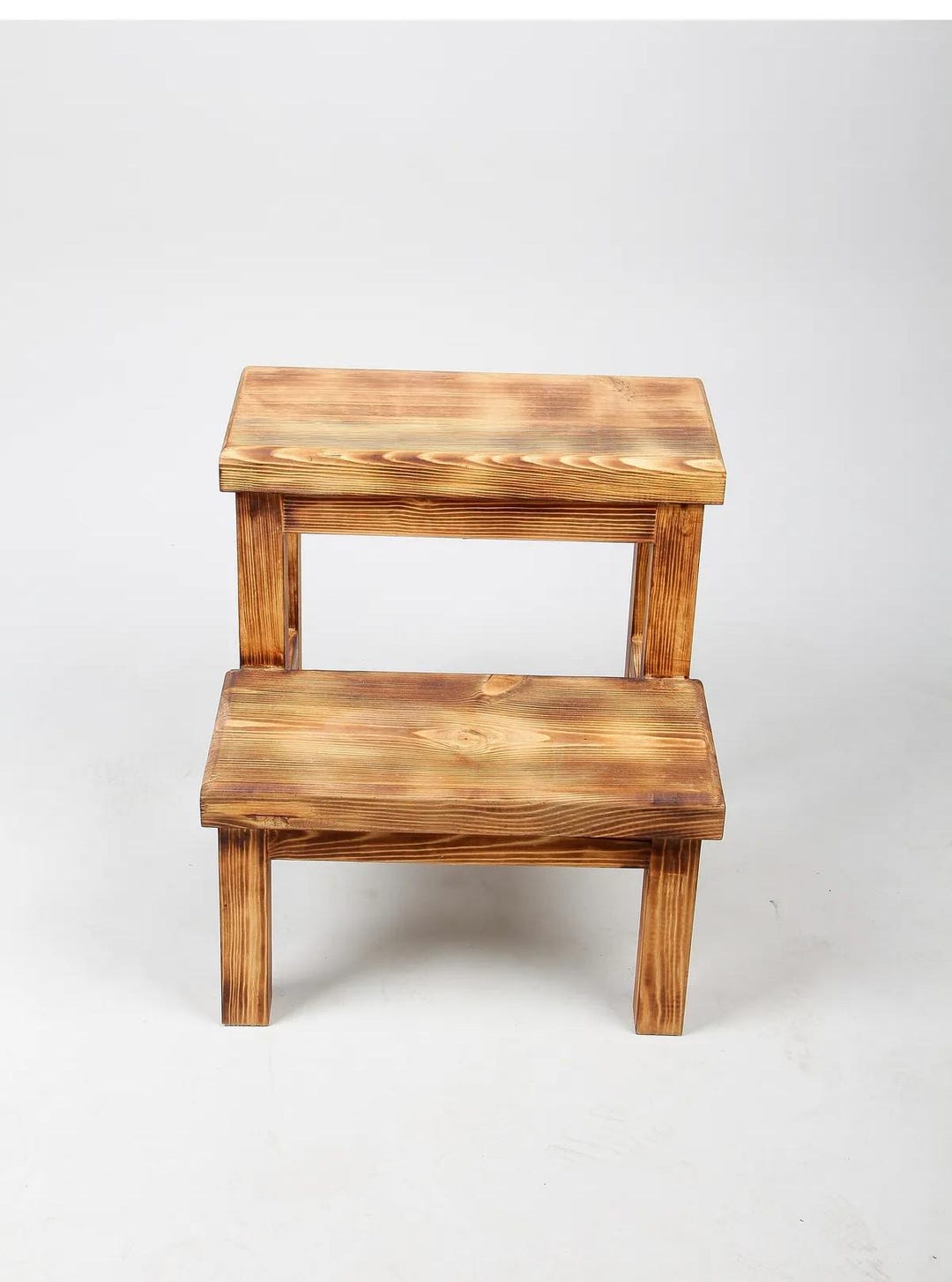 Wooden Stair Step.stool.bathroom Kitchen WC Natural Walnut - Etsy