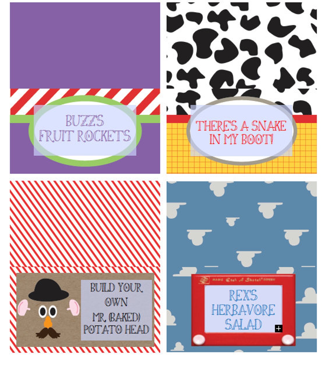 INSTANT DOWNLOAD and EDITABLE Toy Story Inspired Party Decor - Etsy