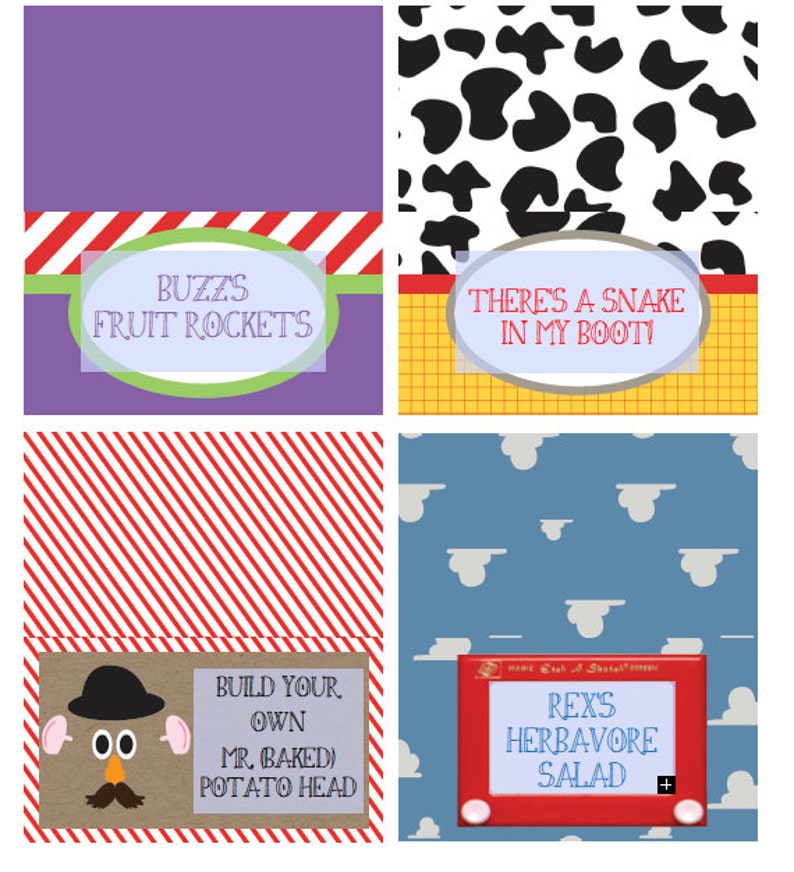 INSTANT DOWNLOAD and EDITABLE Toy Story Inspired Party Decor - Etsy