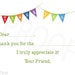 Printable Thank You Cards - PINK - Fill in the Blank - Etsy