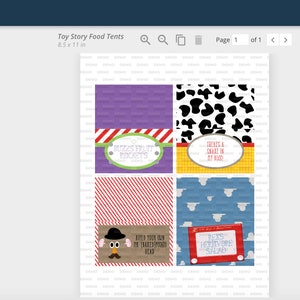 INSTANT DOWNLOAD and EDITABLE Toy Story Inspired Party Decor ...