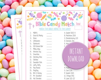 Easter Bible Match Game - Easter Bible Game - Easter Bible Verse Game ...